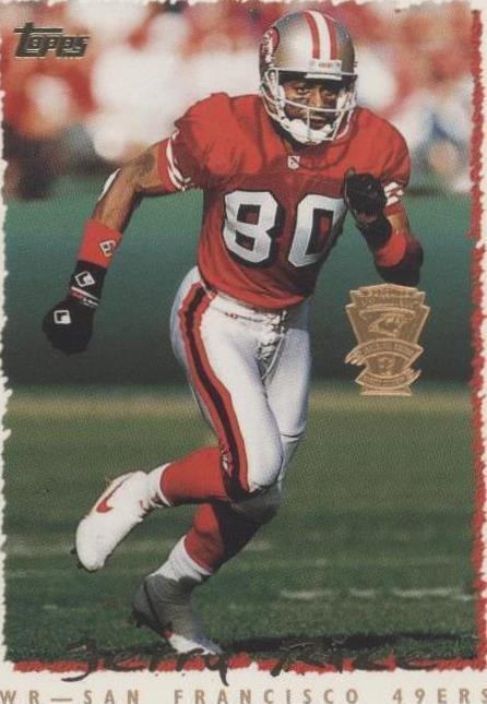 1995 Topps - Jerry Rice #220 Carolina Panthers Inaugural Season for ...