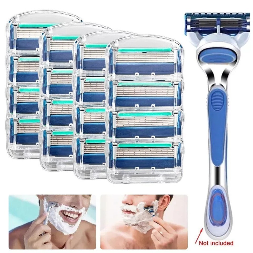 16PCS Replacements 5-Layer Men For Gillette Fusion Proglide Power Razor ...