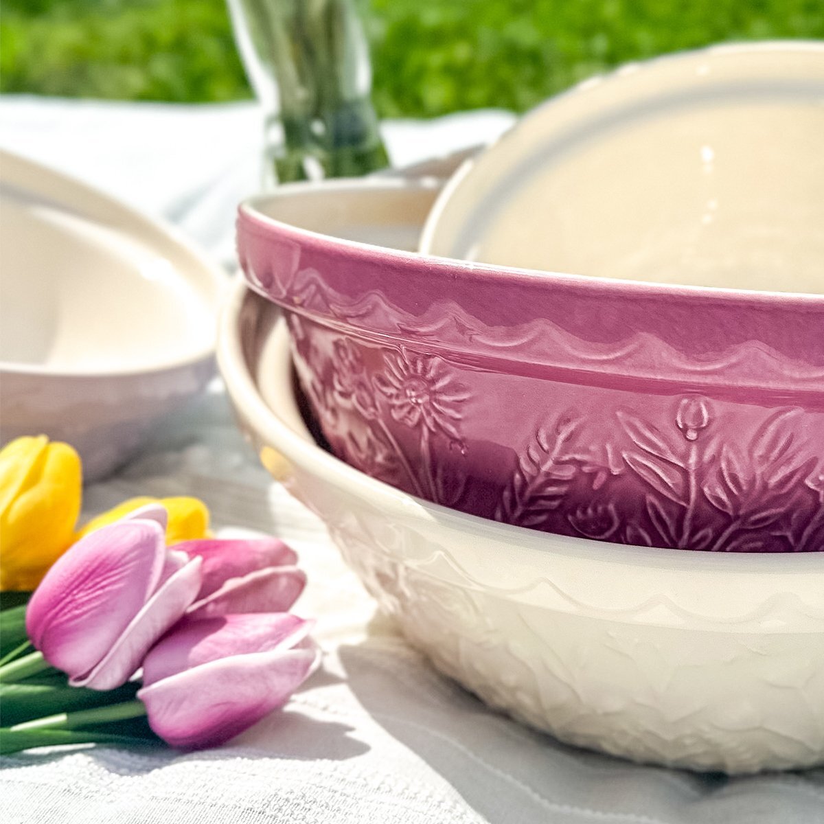Mason Cash In The Meadow S18 (2.85 Qt) Mixing Bowl | Daisy | eBay