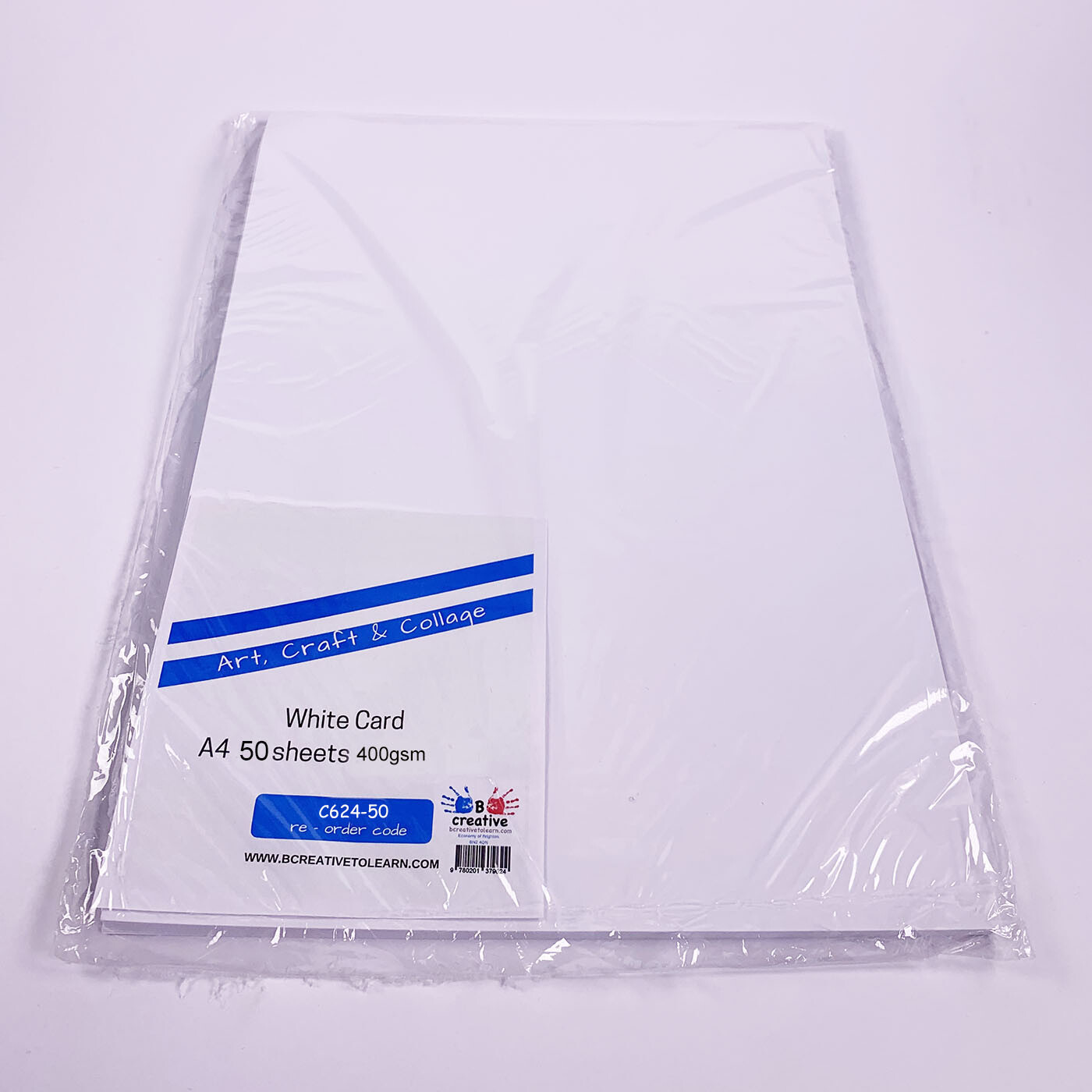 A4 High Quality White Card 400gsm Thick Art Card 50 Sheets White ...