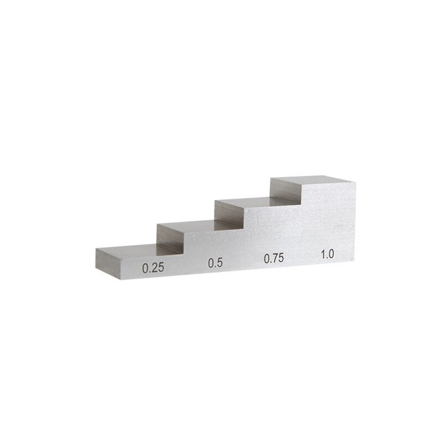 YUSHi Tipsy Step Block for Thickness and Linearity Calibration Inch 1018 Steel for sale online ...