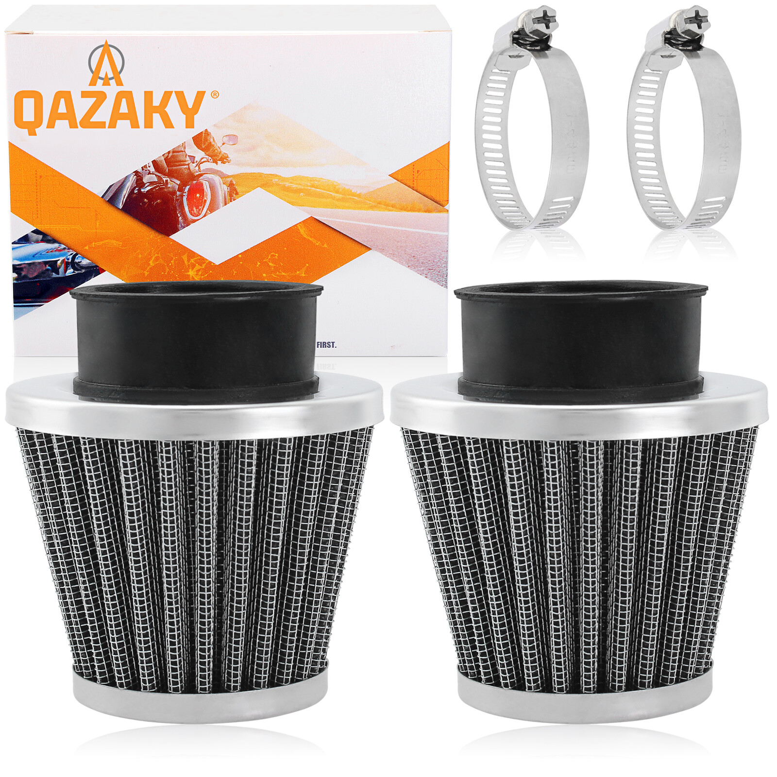 2Pc 35mm Air Filter 50cc-90cc 110cc 125cc CRF50 CRF70 CRF90 XR50 XR70 ...