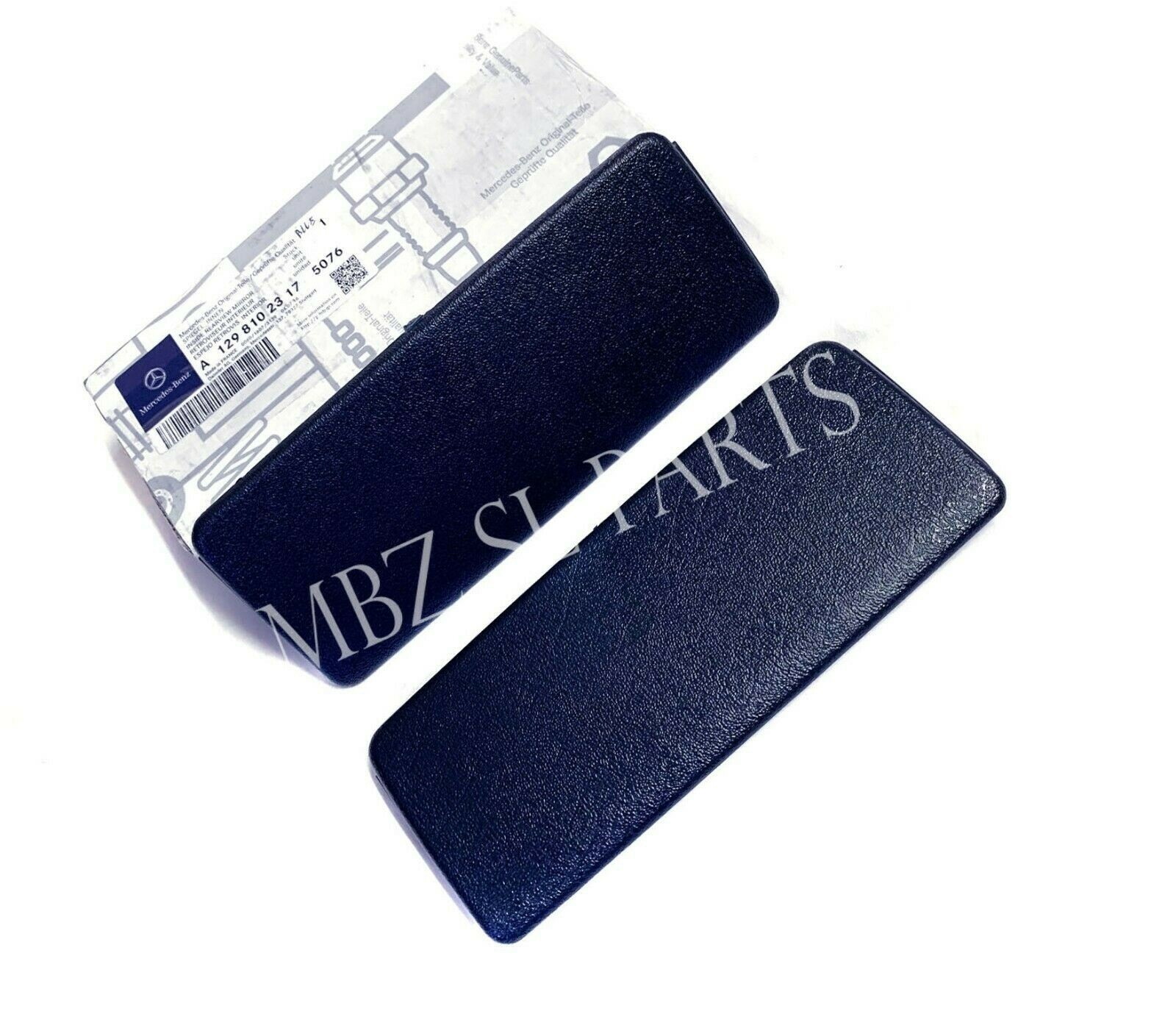 2 OEM Mercedes R129 SL500 SL320 500SL 600SL 300SL BLUE SUN VISOR VANITY ...