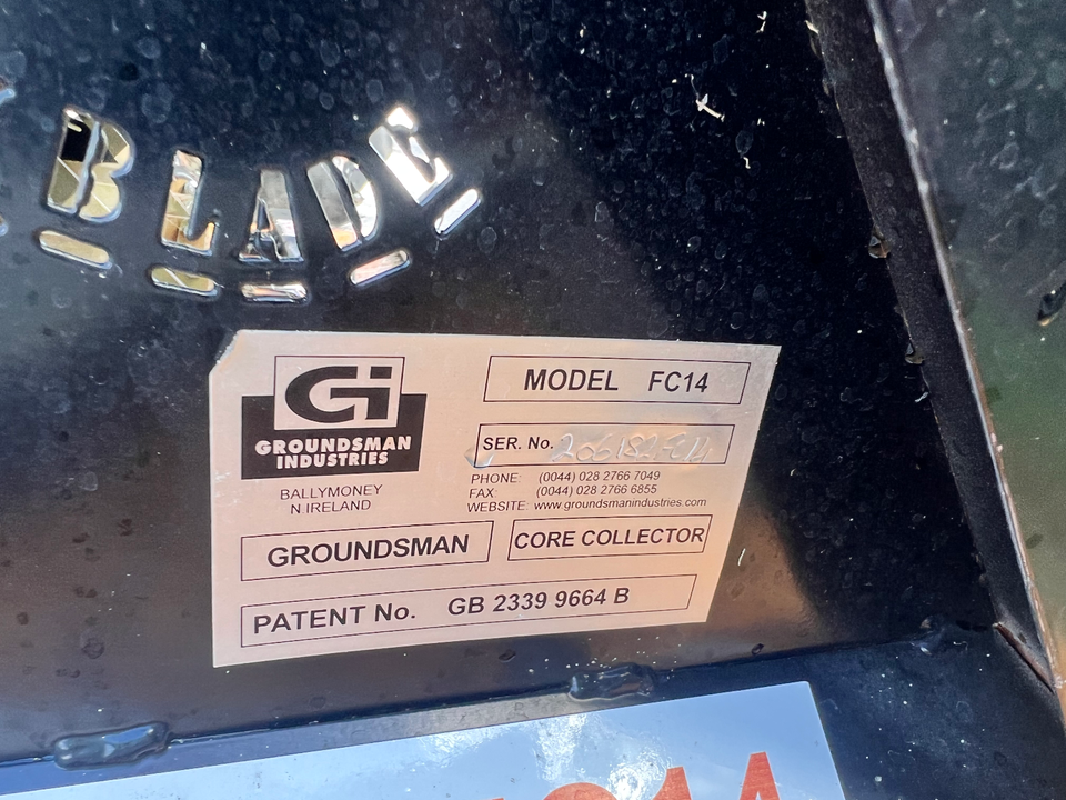 Groundsman FC14 Flexblade Core Collector Attachment for Toro 648 ...