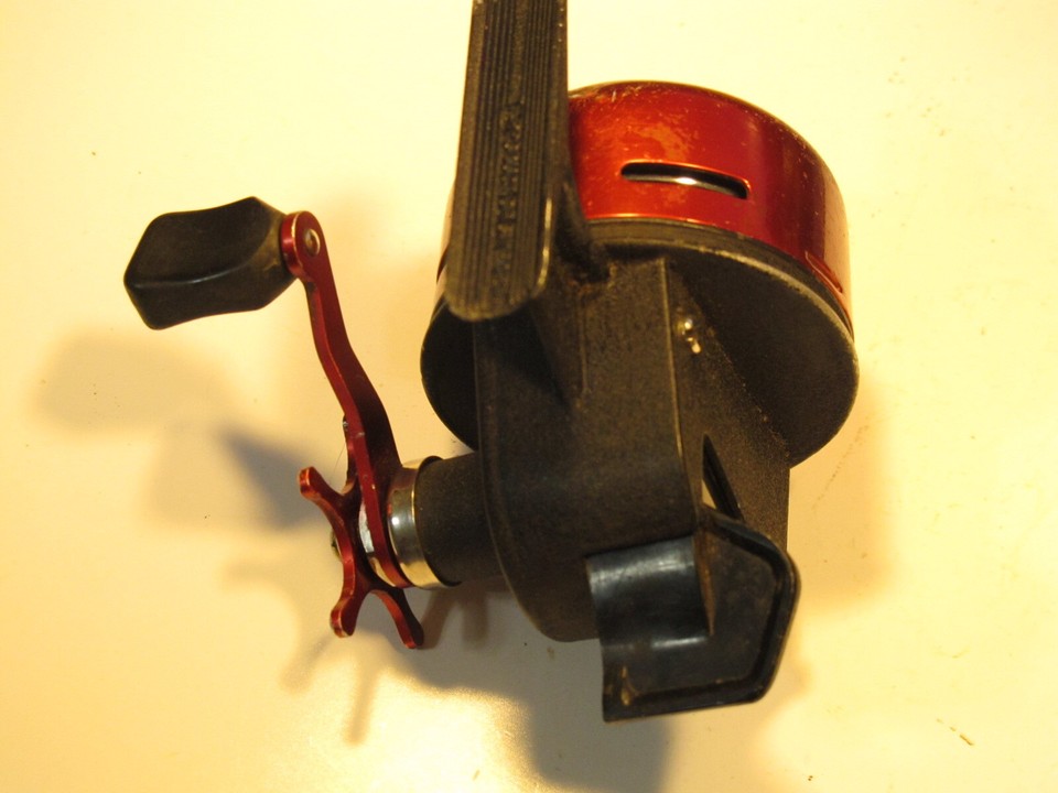 Vtg Abu-Matic 170 Garcia Red Spin Cast Metal Fishing Reel Sweden | eBay