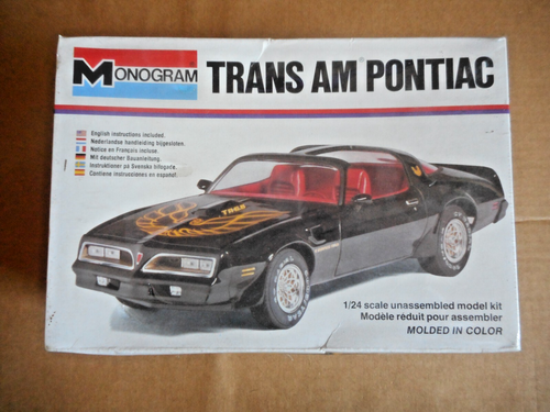 Vintage Monogram Trans Am Pontiac#2247 Model Kit 1/24 NOS Factory ...