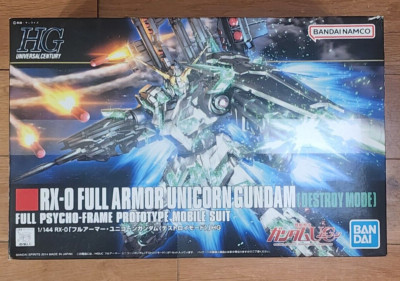 Gundam Unicorn RX-0 Full Armor (Destroy Mode) Model Kit Bandai - Brand ...