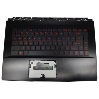 For MSI GF65 9SD 9SE 10SD MS-16W1 Palmrest Backlit Keyboard Upper Case ...