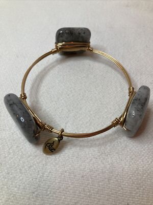 Signed Amanda Blu Wire Wrapped Stone Unique Boho Bracelet | eBay