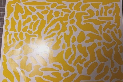 VINYL HIGH BAKE HEAT GUN STENCIL- MULTI-CAM-For Cerakote, DuraCoat ...