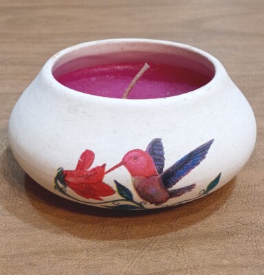 Vintage 1996 Designers By Our Secret Happy Hummer Hummingbird Candle,25 ...