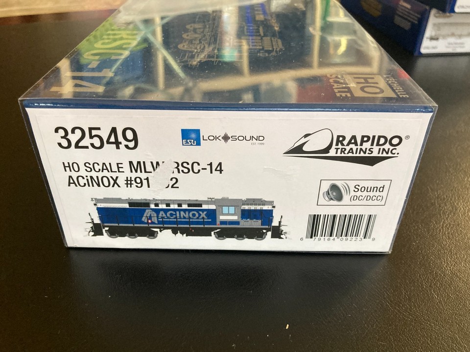 HO Scale DCC Sound Locomotives Freight Cars Lot 2 Rapido RSC14 Athearn ...