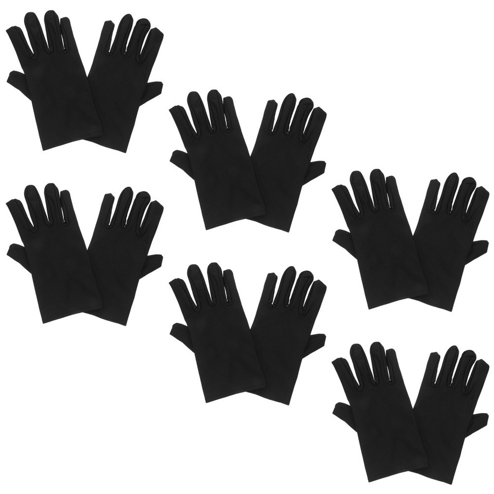 6 Pairs Thin Cotton Gloves for Art Crafting - Soft and Dust-Free Cotton ...
