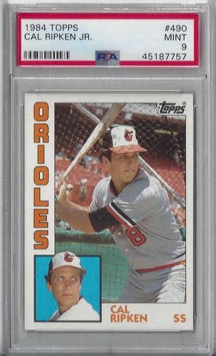 1984 Topps #490 Cal Ripken Jr. Orioles HOF PSA 9 | eBay
