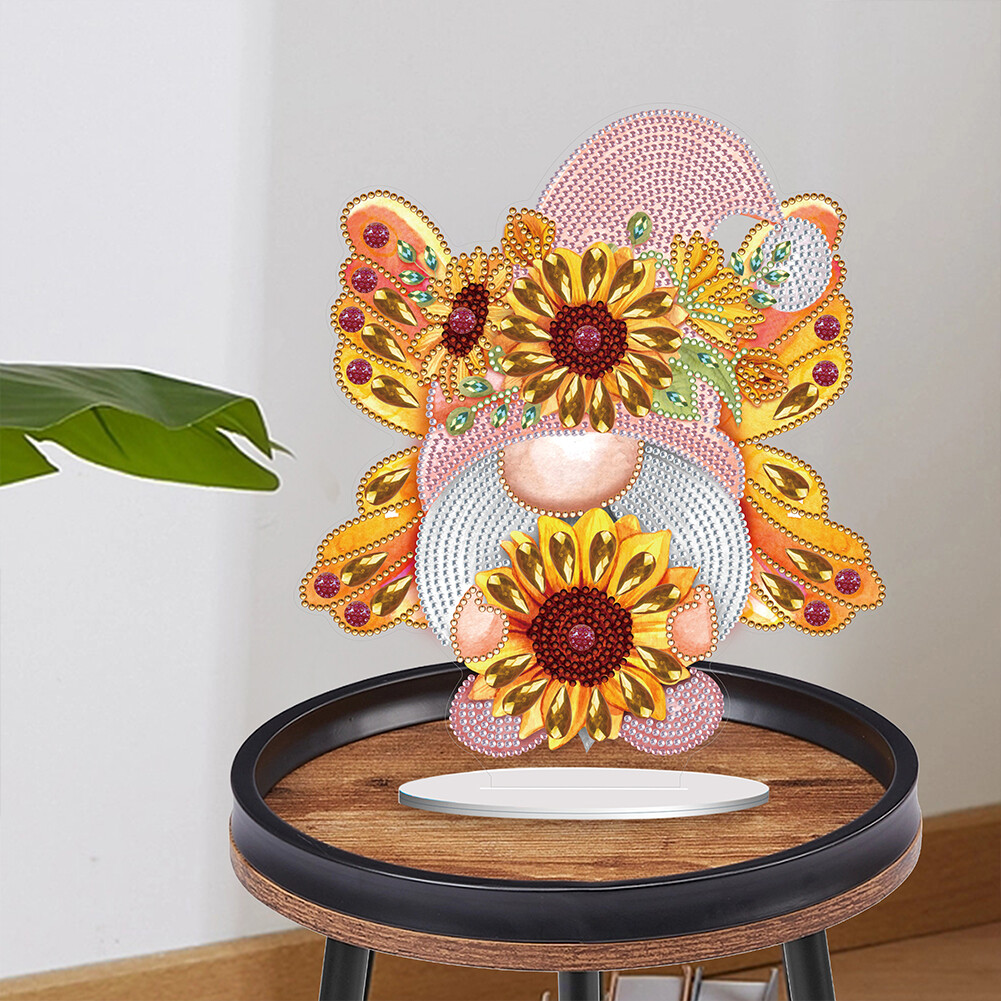 Butterfly Gnome Diamond Painting Desktop Ornaments Kit for Office ...