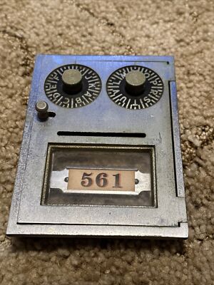Antique Corbin Post Office Box Double Combination Door(017) | eBay