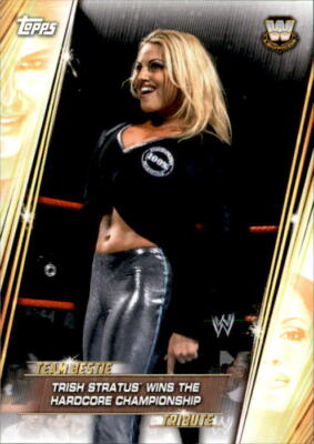 Trish Stratus 2019 Topps WWE Women's Division Team Bestie Tribute Card ...