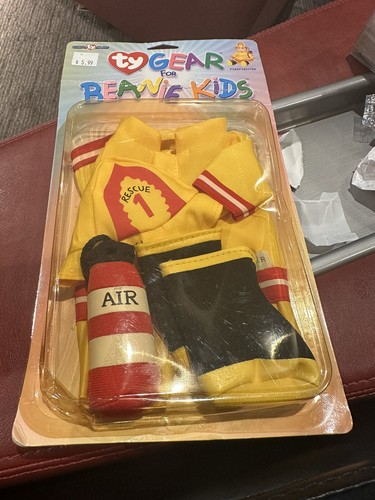 Ty Gear for Beanie Kids Doll Clothes Fireman Firefighter New Sealed | eBay