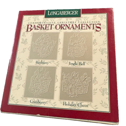 1997 Longaberger Pewter Commemorative Christmas Collection Basket ...