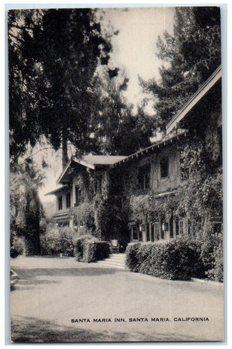 c1940 Santa Maria Inn Exterior Building Santa Maria California Artvue ...