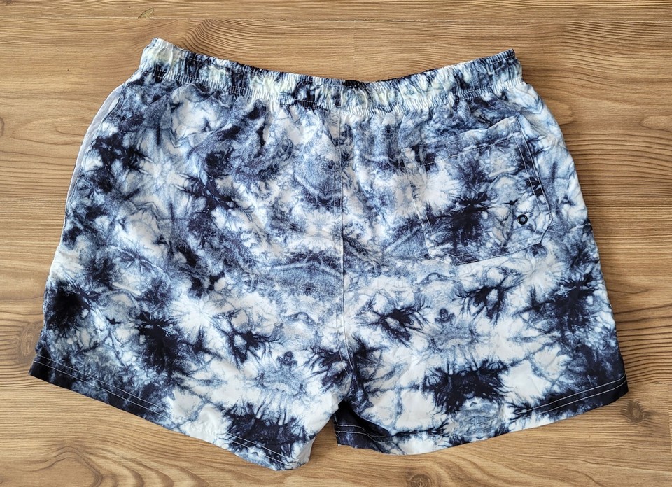 MTV Music Television Blue & Green Logo Board Shorts Swim Trunks ...