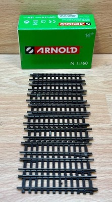 Arnold N Gauge HN8002 9 x Straight Rail 57.5mm. Track Boxed. | eBay UK