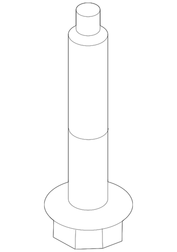 Genuine Nissan Suspension Cross-Member Rear Bolt 01125-A2741 | eBay