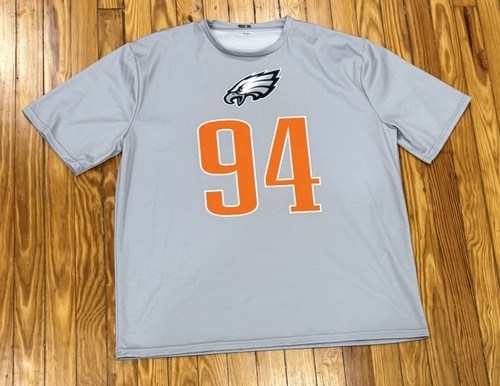 Philadelphia Eagles Josh Sweat PRACTICE WORN Shirt Jersey PSA Wear ...