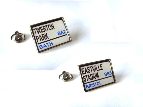 OLD BRISTOL ROVERS STADIUM STREET SIGN LAPEL PIN BADGE GIFT | eBay