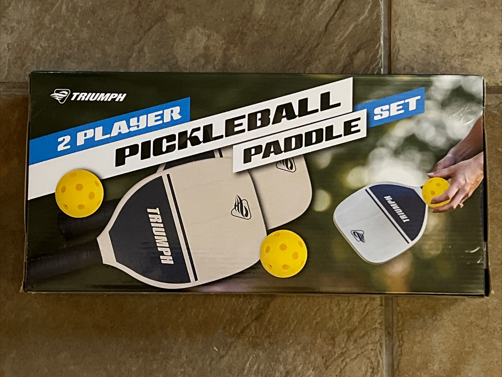 Triumph 2 Player Pickleball Paddle Set NIB! Hard To Find In Stores | eBay