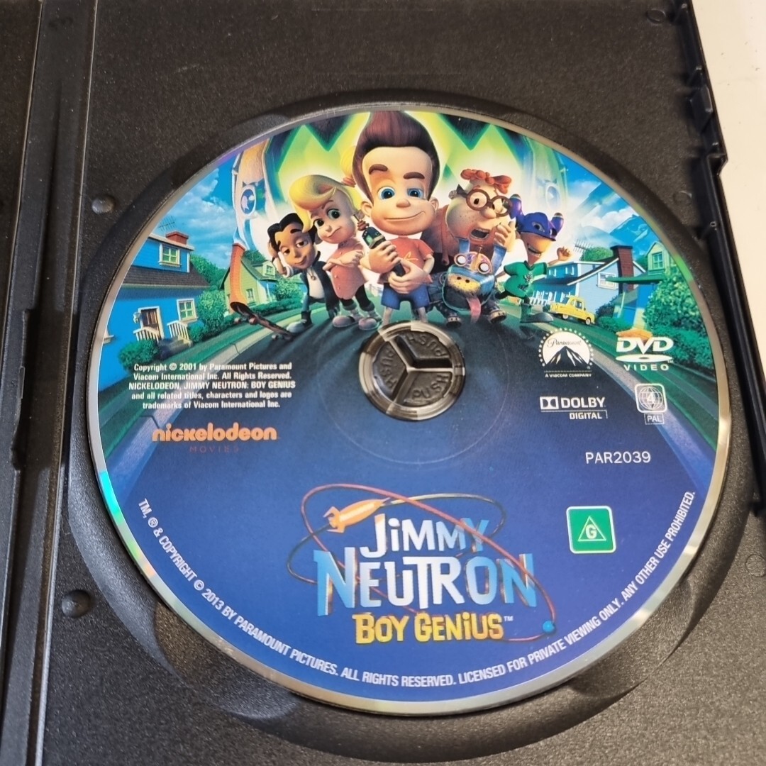 Jimmy Neutron - Boy Genius VGC Region 4 (DVD, 2002) | eBay