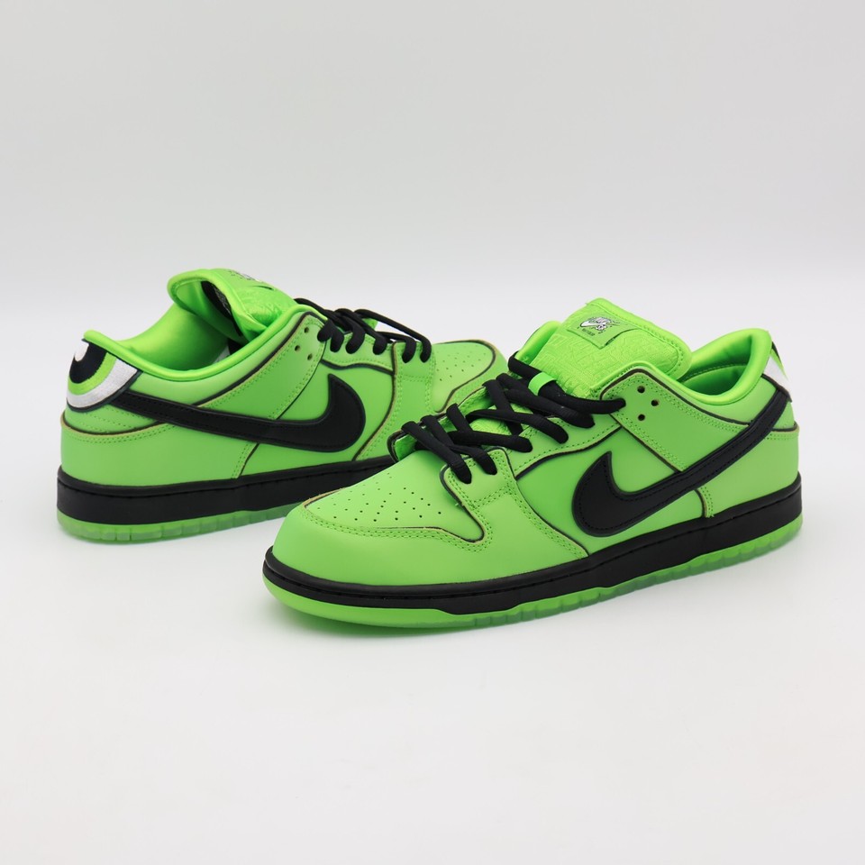 FZ8319-300 The Powerpuff Girls Nike SB Dunk Low Pro QS Buttercup (Men's ...