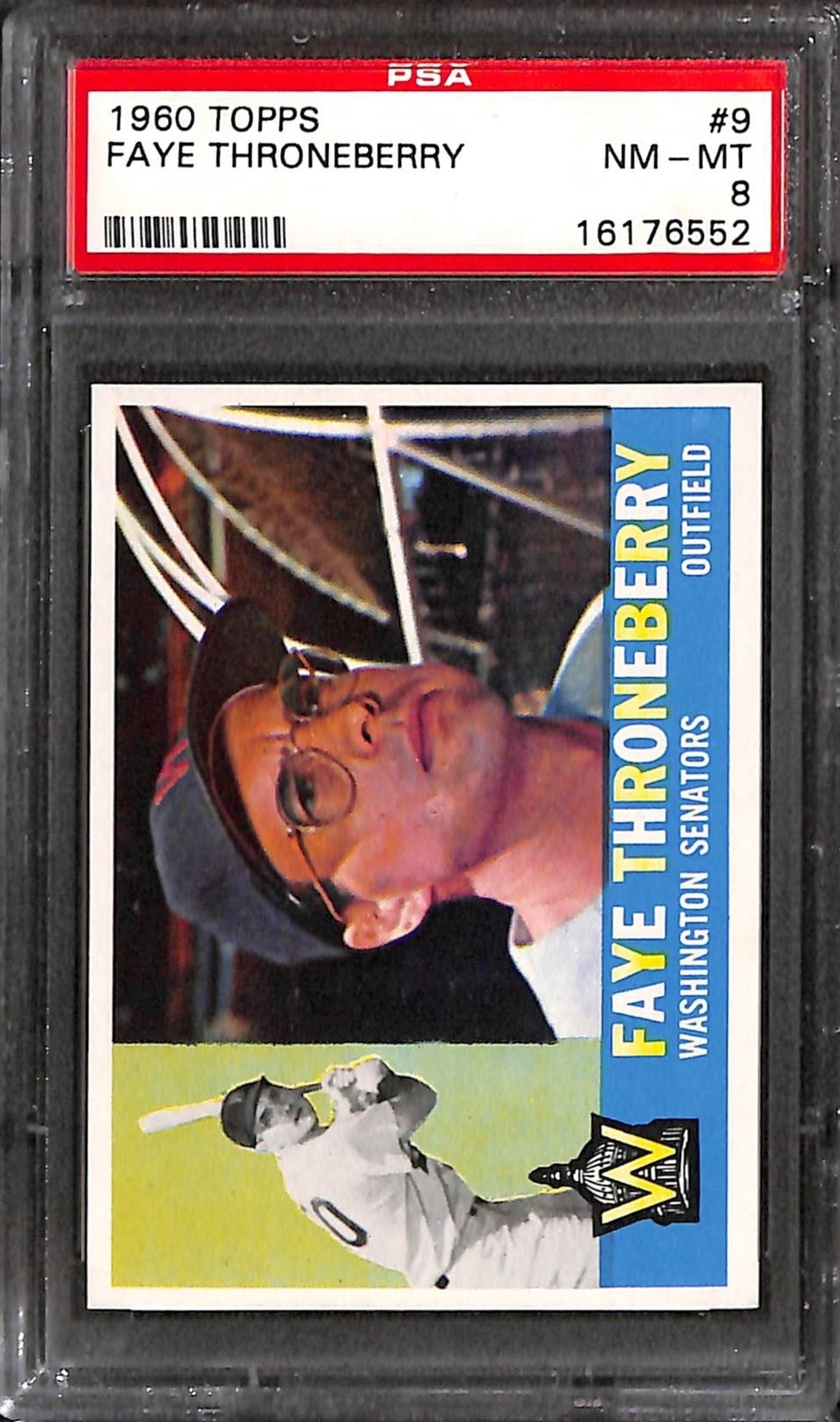 1960 Topps #9 FAYE THRONEBERRY PSA 8 NM-MT 16176552 | eBay