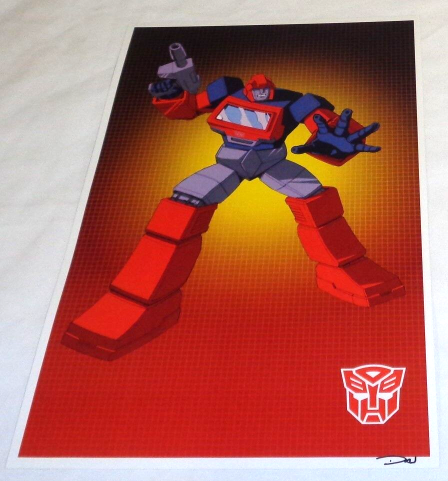 G1 Transformers Autobot Ironhide Poster 11x17 Box Art Grid FREESHIPPING ...