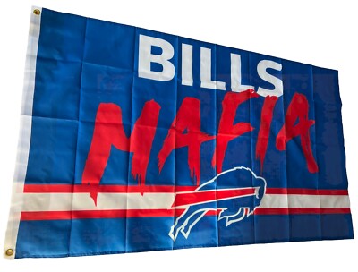 Buffalo Bills ‘Bills Mafia’ Flag Man Cave Banner Flag 3ft. x 5ft. NEW ...