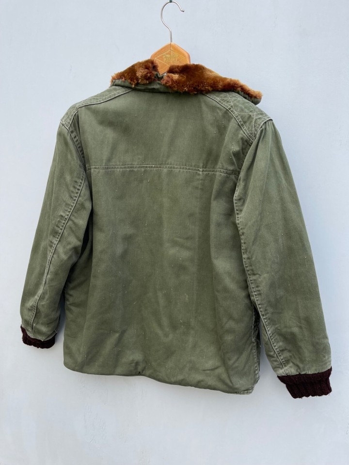 U.S. Air Force 1940/50s WW2 Vintage Canvas Flight Bomber Jacket ...