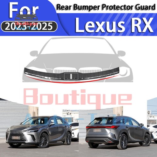 For Lexus RX 350 350h 500h 2023-2025 Black Titanium Rear Bumper ...