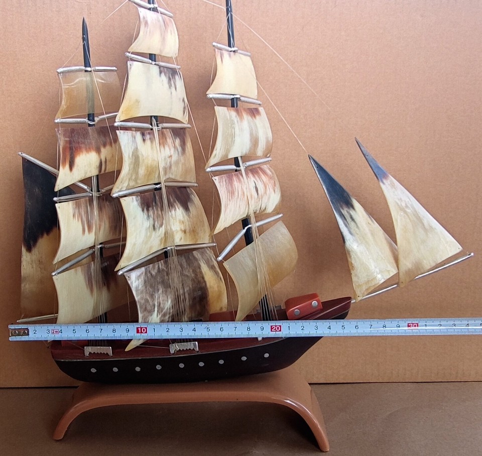 Rare Vintage Sailing Ship, Frigate Ship Model, Made of Bakelite and ...