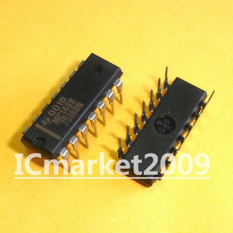 10 PCS SN75188N DIP-14 SN75188 MC1488 Quadruple Line Driver Chip IC | eBay