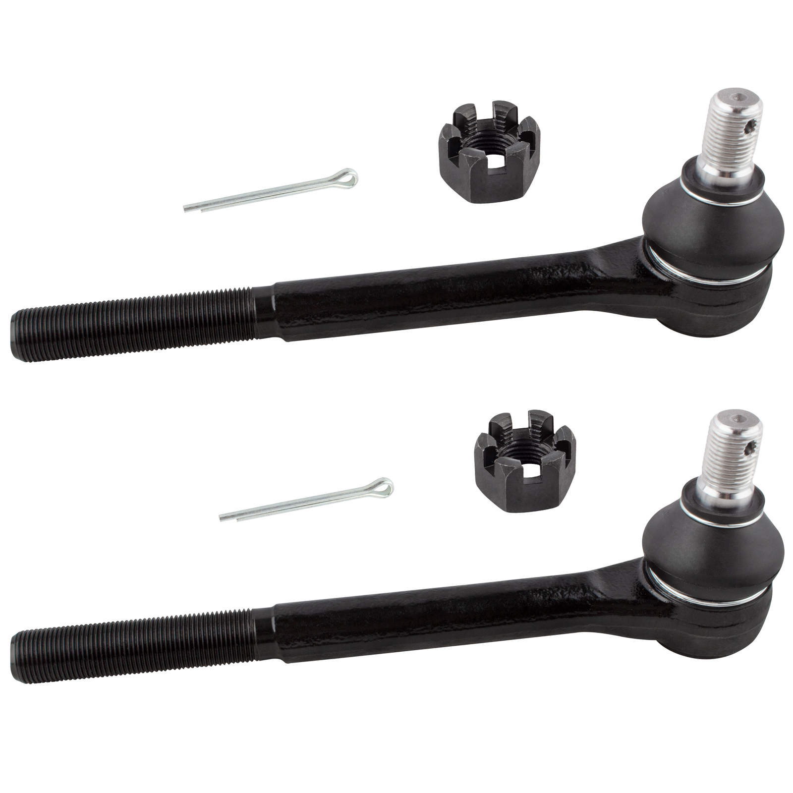 Set of 2 Front Outer Tie Rod End Links ES409 Fits Chevrolet Suburban ...