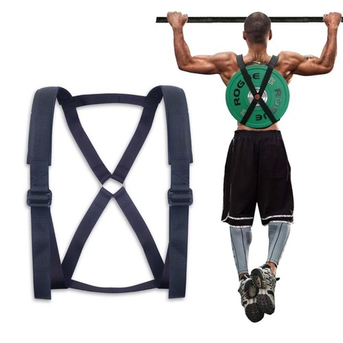 Weighted Vest Strap Barbell Plates Portable Home Pull-ups Plank Weight ...