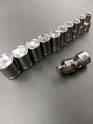 Socket Set Blue Point 1/4" Drive SAE 11PC SET | eBay