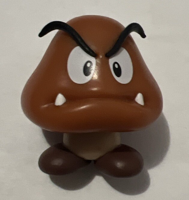 Super Mario Bros. Goomba 1.5” Mini Action Figure Toy Loose Jakks ...