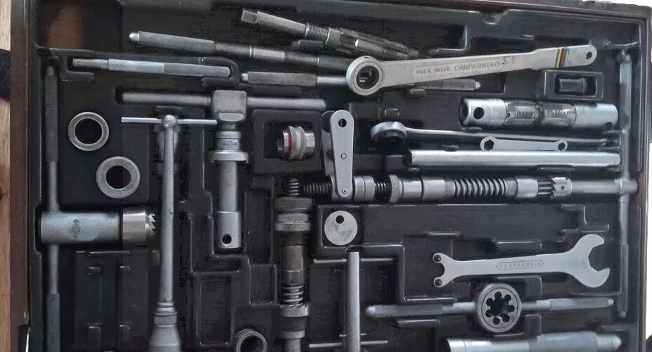 Campagnolo Vintage Bike Tool Case Mechanic Kit Master Builder Tool Box ...
