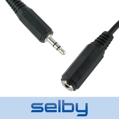 11m 3.5mm Male - Female Stereo Audio Headphone Extension Cable Lead MP3 ...
