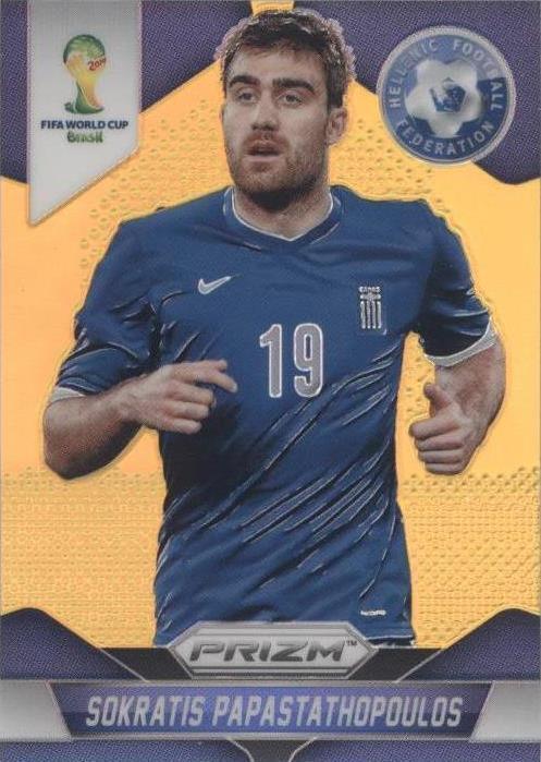 2014 Panini Prizm World Cup - Sokratis Papastathopoulos #100 Gold Prizm ...