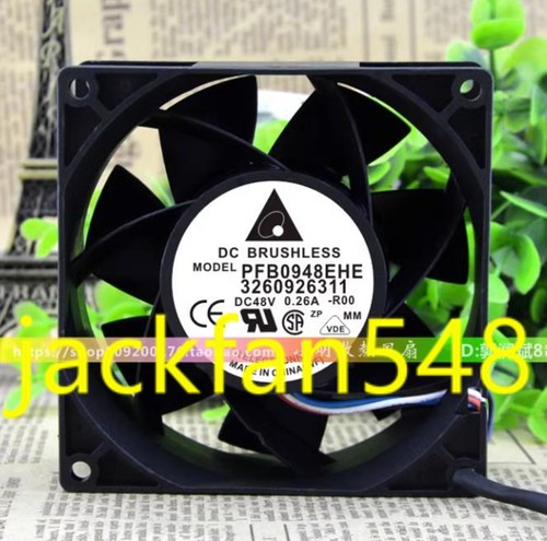 NEW Delta Inverter fan axial fan 9238 48V0.26A 9CM PFB0948EHE 3pin | eBay