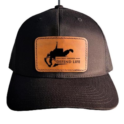 West Virginia Defend Life Leather Patch Hat Pro-Life Hat Black | eBay