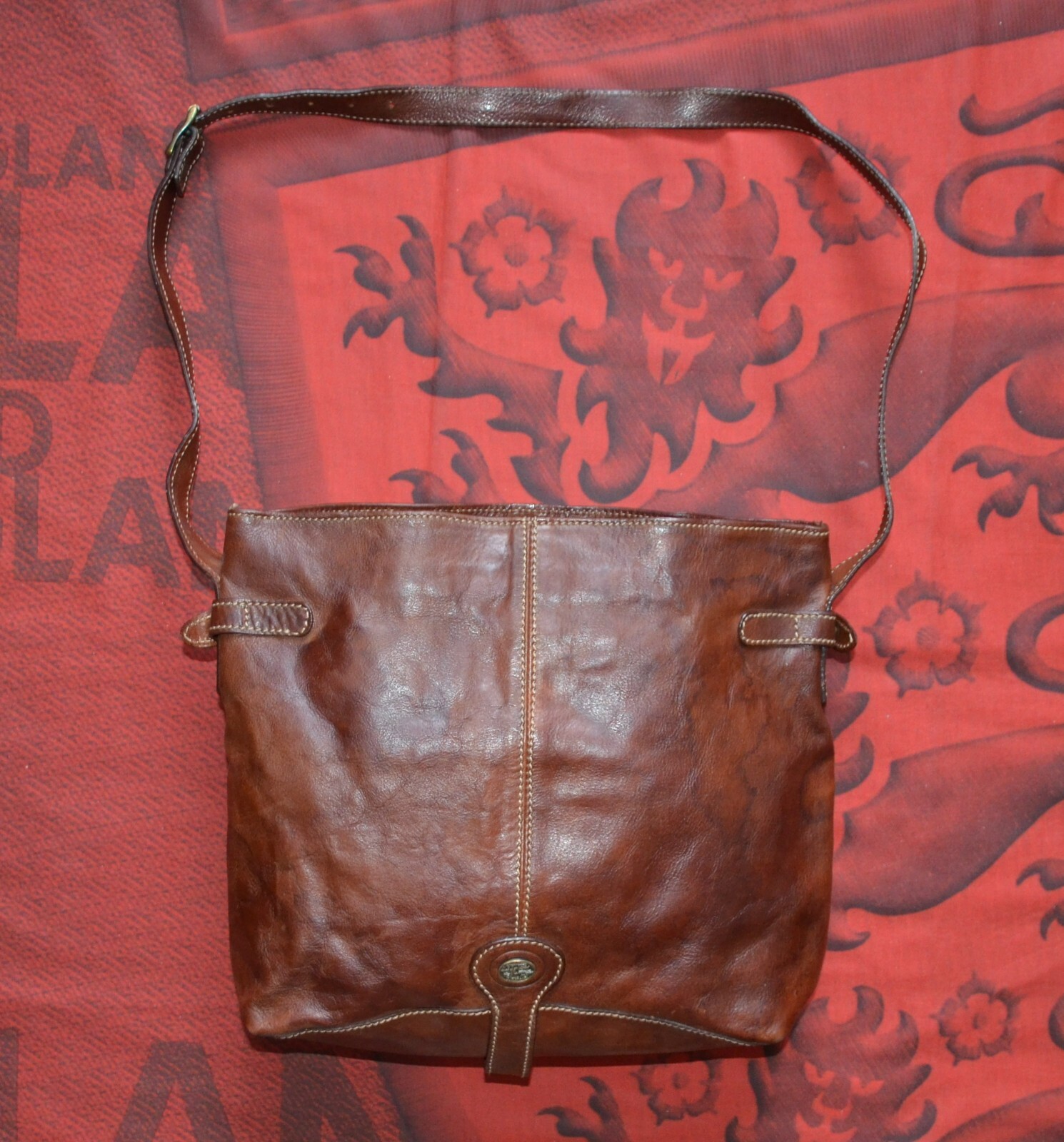 Larella Pellettera In Firenze Women Leather Bag Brown Made In Italy ...