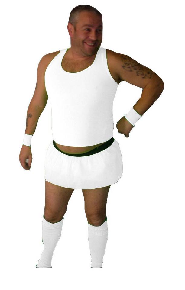 Stag Party Costumes Neon Guys 3 piece Set Mens Funny Tutus Party ...